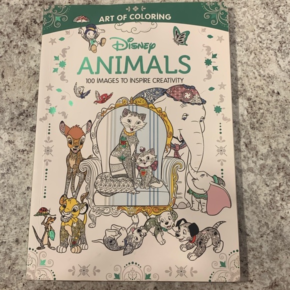 Disney | Art | Disney Animal Coloring Book | Poshmark